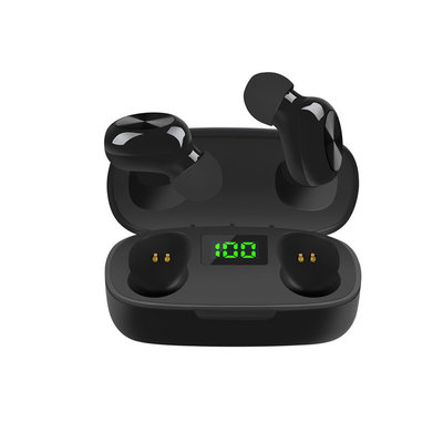 2019 Trending Mobile Accessories Micro TWS Earphone with LED Screen Power Display Charging Box Mini Earbuds Headphone