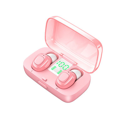 2020 New Mini TWS Earphone Wireless Earbuds with LCD Screen Power Display Charging Box IPX5 Waterproof Stereo Headphones