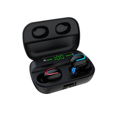 Hottest Digital Display Mini TWS Earphone Wireless Stereo Bluetooth Earbuds BT5.0 With 1500mAh Charging Case Powerbank