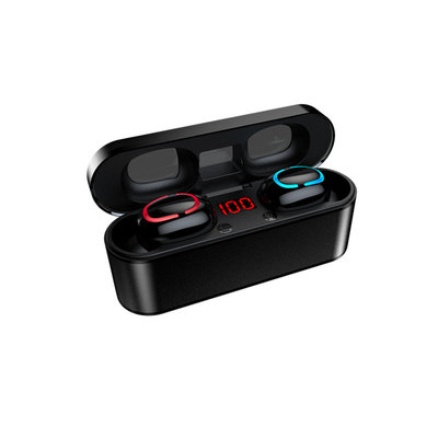 2020 Trending LED Screen TWS Headphone Wireless Stereo Bluetooth Binaural In-Ear Earbuds Headphone for Mobile Phones