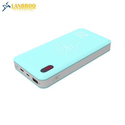 OEM Wireless Power Bank with Built-in 3-IN-1 Cable 20000mAh LED Display Type-C Cellphone Portable Battery Charger