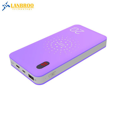 Special Design Wireless Power Bank with 3IN1 Cable 20000mAh Digital Display Screen Li-Polymer Mobile Backup Battery