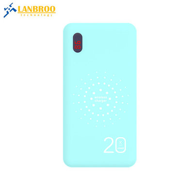 Special Design Wireless Power Bank with 3IN1 Cable 20000mAh Digital Display Screen Li-Polymer Mobile Backup Battery