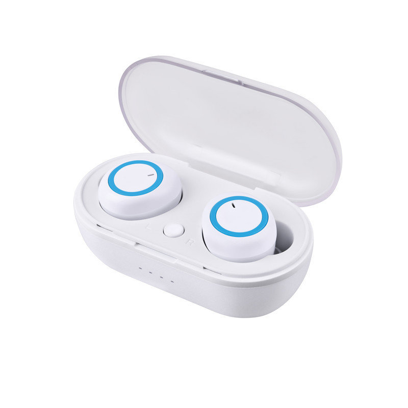 Mini In-Ear TWS Bluetooth Earphone Compact Small Wireless Stereo HD Binaural Earbuds Cellphone Headset with Charging Box
