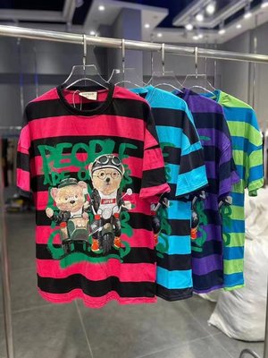 Unisex Summer Yarn Dyed Printed T Shirt