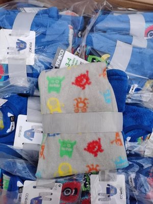 Kids Winter Fleece Emboridery Sleepwear Set