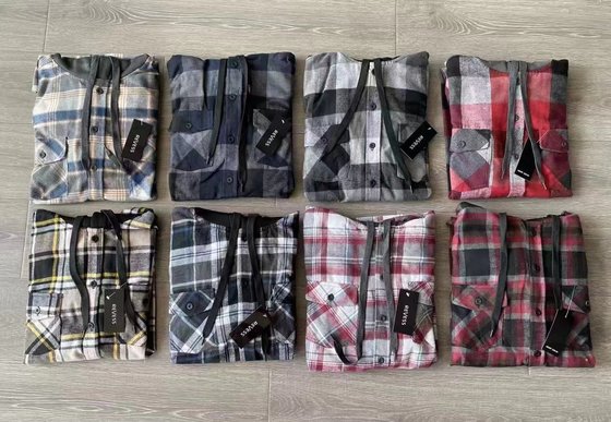 Men's Winter Plaid Shirt with Hood
