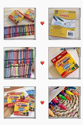 Children's School Playskool Crayons