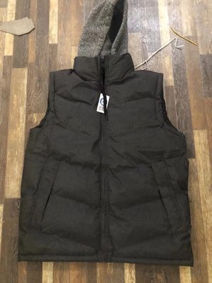 Men's Winter padded Vest With Hood