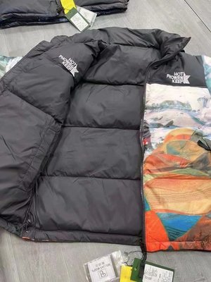 Men's Winter Fashion Printed Down Jacket