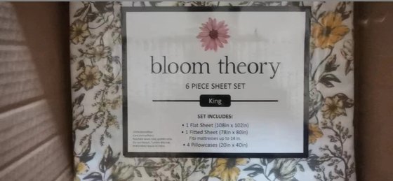 King & Queen Size Printed 6 PCs Bed Sheet Set