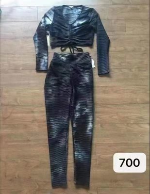 Women's Autumn Bubble Tie Dyed Sport Set