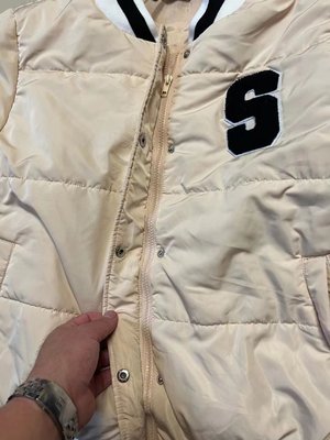 SHEIN Men's Winter Baseball Padded Jacket