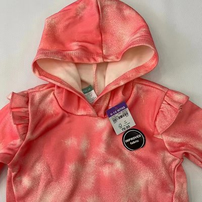 Babies Winter Warm Fleece Printed Pullover Hoody