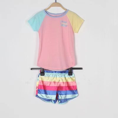 Girl's Summer Printed 2 pcs Set