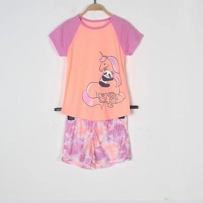 Girl's Summer Printed 2 pcs Set
