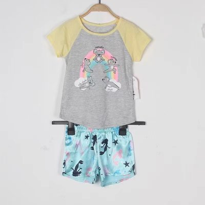 Girl's Summer Printed 2 pcs Set