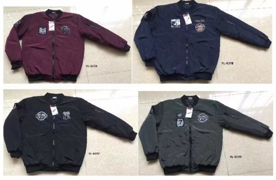 Big Boys Emboridery Varsity Padded Jacket