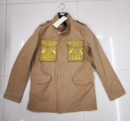 Women's Fashion Jacket with Ironing Drill