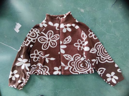 Women's Fashion Fleece Printed Coat