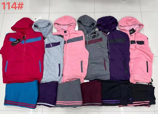 Women's Winter Fleece Hoody Sport Set
