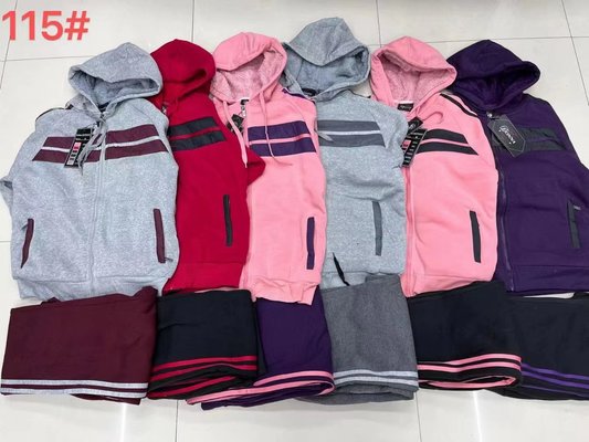 Women's Winter Fleece Hoody Sport Set