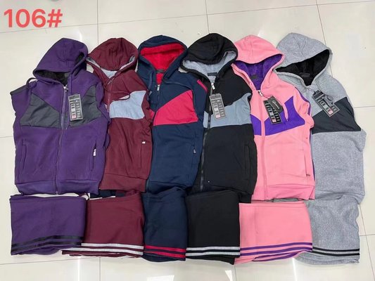 Women's Winter Fleece Hoody Sport Set