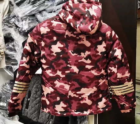 Stock Lot No. Ai - 101854 Boy's Winter Camo Printed Hoody Jacket