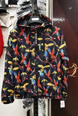 Men's Fashion Printed Hoody Windbreaker