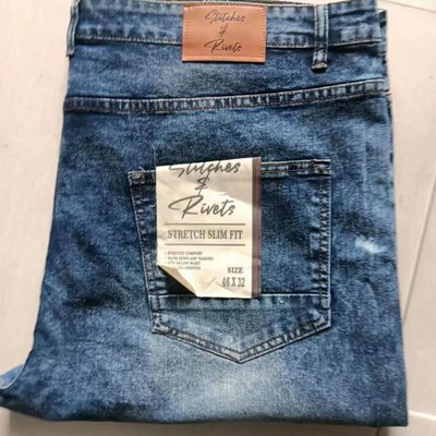 Men's Basic 5 Pockets Denim Jeans