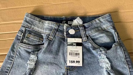 Women's Summer Denim Short Lace Bottom
