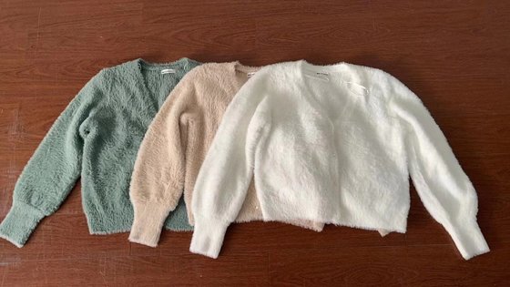 Women's Plain Colour Sweater Cardigian