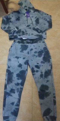 Women's Fleece Tie Dyed Hoddy Sport Set