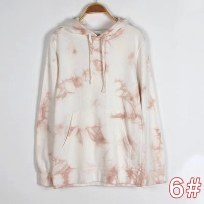 Unisex Winter Fleece Tie Dyed Pullover Hoodie