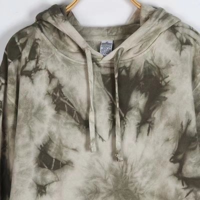 Unisex Winter Fleece Tie Dyed Pullover Hoodie