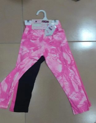 Stock Lot No. JCC -111016  Girl's Printed & Solid Legging 2 Pcs in Hanger Pack