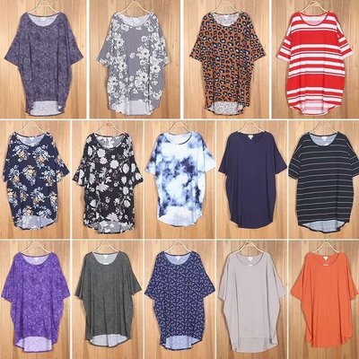 Womens Summer Loose Fit Printed Blouse ** Stock AMI-18945 /191