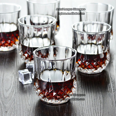 whiskey Cups spirits glass diamond wine glass cups bar cups China Glass cups