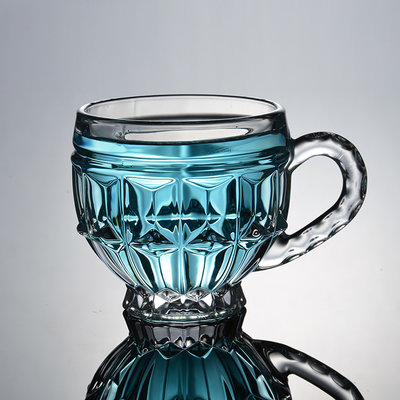 LXZB3103-3 Hot sale Glass coffee cups with for tea juice drinking from China Manufacturer