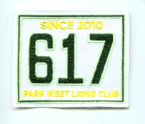 OEM Custom Embroidered Patches For Clothing With Polyester Twill Fabric Material