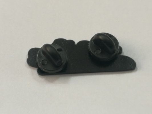Dye Black Soft Enamel Lapel Pins , Personalised Lapel Pins For Promotional Gifts