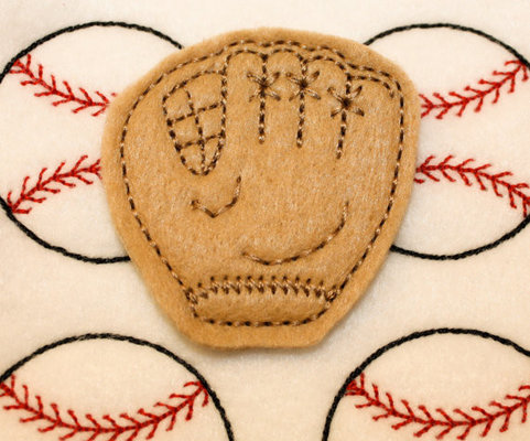 Sports Shape Custom Embroidered Patches With Textile Fabric Material