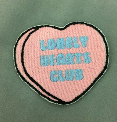 Cute Club Embroidered Logo Patches , Collectible Custom Embroidered Badges