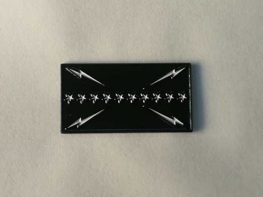 Flag Shaped Soft Enamel Lapel Pins / Dye Black Metal Enamel Pins 1.25 inch