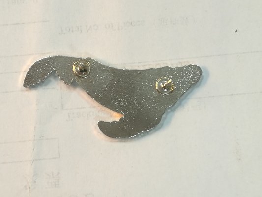 Zinc Alloy Animal Enamel Lapel Pins , Custom Pins No Minimum Nickle Plating