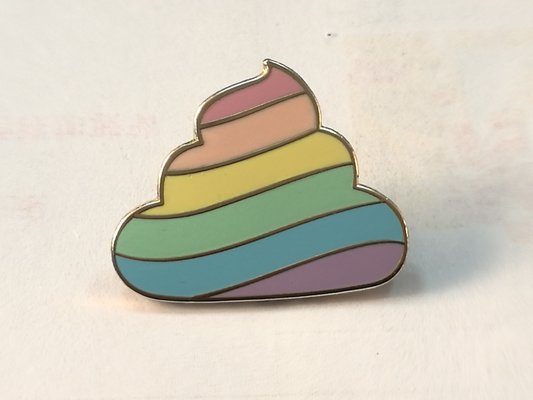 Colorfull Cream Sheaped Lapel Pins Custom No Minimum Gold Plating
