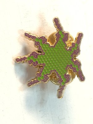 Cloisonne Hard Enamel Gold Plating Lapel Pins , Decorative Lapel Pins