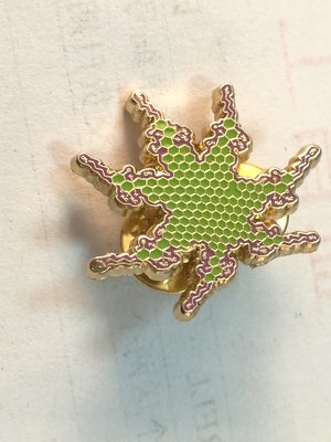 Cloisonne Hard Enamel Gold Plating Lapel Pins , Decorative Lapel Pins