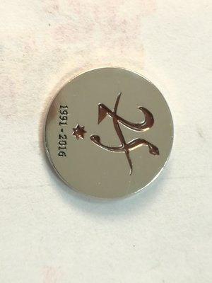 Shiny Polished Soft Enamel Pins With Nickle Plating , Custom Made Enamel Pins