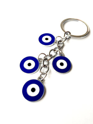 Soft / Hard Enamel Metal Custom Made Keyrings Fashion With Stamp Letter